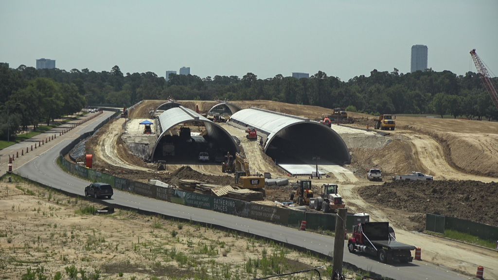 Land Bridge on the Road to Completion - Uptown Houston